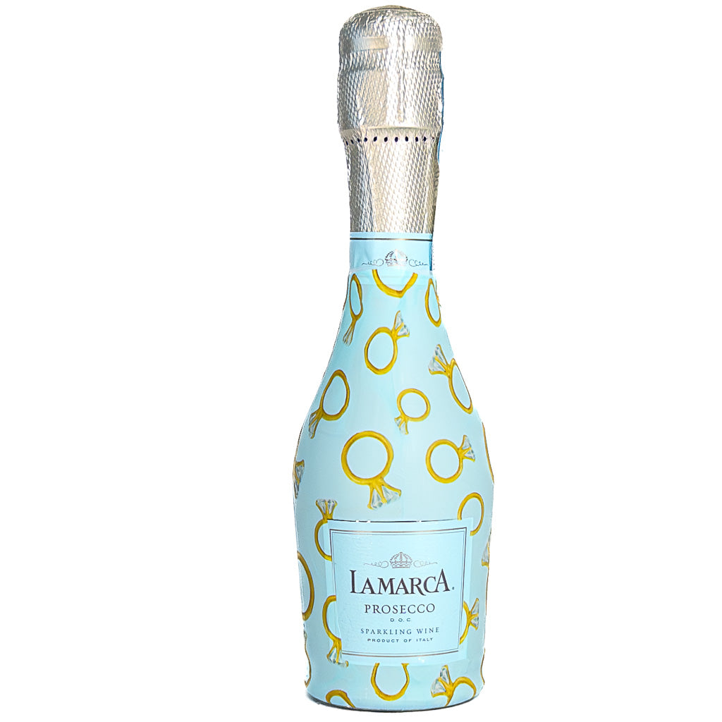 Beau Bottles Blue Engagement Ring - MINI La Marca Edition - Six Pack ...